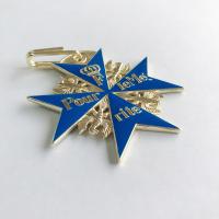 China Custom WW1 German Cap Badges Order of Prussia Award Medal with Wing Sword Design - Multiple Materials & Plating Options for sale