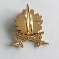 China Custom Double Sword Metal Badge with Oak Leaf Medal Knight Iron Cross Pin Brooch - 8 Day Sample & ISO9000 Certified for sale