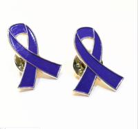 China Custom Crossed Pink Ribbon Enamel Pin - Breast Cancer Awareness Metal Craft with 8-Day Sample & ISO9000 Certification for sale