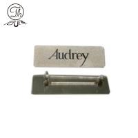 China Custom Engraved Name Plate Pin Metal Badges - 8-Day Sample & 500K Monthly Capacity for sale