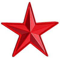 China Custom Gold Star Metal Badge Brooch 3D Lapel Pin - 8-Day Sample, 500K Monthly Capacity, ISO9000 Certified for sale