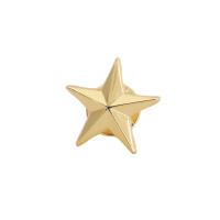 China Custom Gold Star Metal Badge Brooch 3D Lapel Pin - 8-Day Sample, 500K Monthly Capacity, ISO9000 Certified for sale
