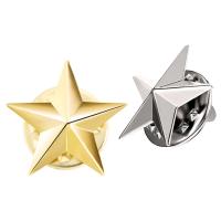 China Custom Gold Star Metal Badge Brooch 3D Lapel Pin - 8-Day Sample, 500K Monthly Capacity, ISO9000 Certified for sale