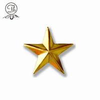 China Custom Gold Star Metal Badge Brooch 3D Lapel Pin - 8-Day Sample, 500K Monthly Capacity, ISO9000 Certified for sale