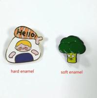 China Custom Enamel Pins 0.8-3.0mm Thickness with No MOQ - Hard & Soft Enamel Lapel Badges Manufacturer for sale