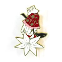 China Custom Metal Pins 0.8-3.0mm Thickness Zinc Alloy Hard Enamel 3D Design with Magnetic Backing for sale