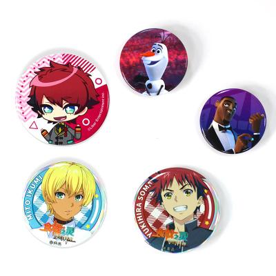 China Custom Button Badges 0.8-3.0mm Thickness with Multiple Plating Options and 15-Day Production Lead Time for sale