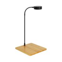 China Full Spectrum Succulent LED Grow Light Tabletop With Bamboo Board for sale