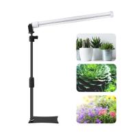 China Full Spectrum 10w 20w T8 Plant Grow Light With Stand Height Adjustable for sale