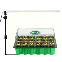 China Indoor Plants Seedlings Succulents Tabletop Grow Lights With Stand Full Spectrum for sale