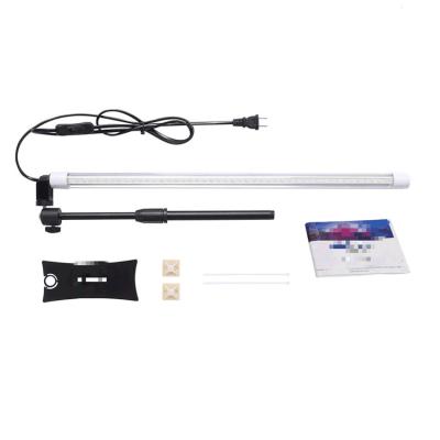 China Desktop LED Grow Light Bar , Adjustable Tabletop T8 Plant Grow Lights With Stand for sale