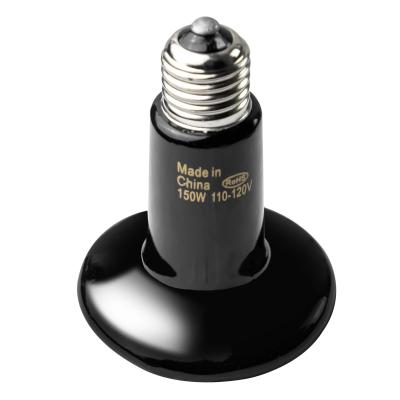 China US EU Reptile Heat Lamp E26 E27 50w Ceramic Heat Emitter 110V 220V for sale