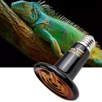 China Infrared Reptile Heat Lamp Bulb 50W - 150W Ceramic Heater Bulb For Turtle Snake Chicken for sale