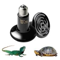 China Customized Color Infrared Reptile Ceramic Heat Lamp 75W For Turtle Snake Chicken for sale