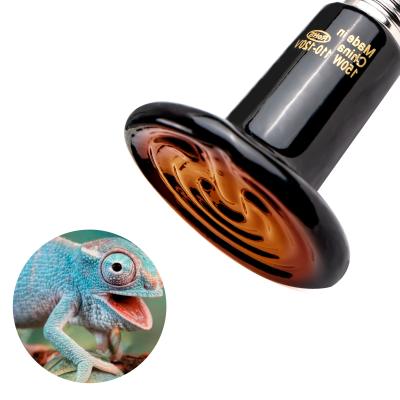 China 110/220v Ceramic Heat Emitter Bulb Reptile Heat Lamp Bulb For Turtle Snake Chicken for sale
