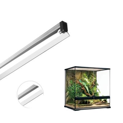 China 17W 18inch Heat Reptile Clamp Lamp Prevent Crawler MBD Disease for sale