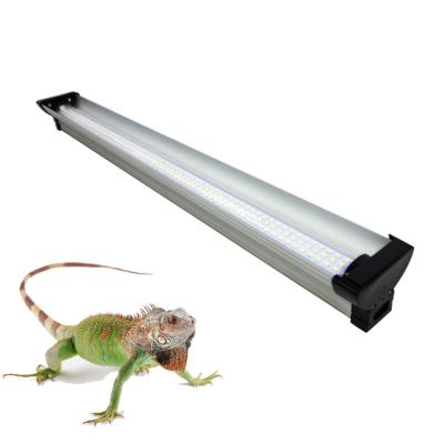 China 6000K Tortoise Clamp Lamp 39W Led Light Strip For Terrarium Reptile Healthy Growth for sale