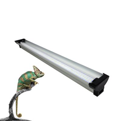 China 39W Small Strip Led Grow 24 Inch Reptile Light Fixture UVB Output For Tortoise for sale