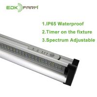 China 72.6umol/S Adjustable Spectrum Led Grow Light 5116 Lumen 2ft Light Fixture for sale