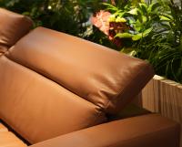 China Modern Adjustable Backrest Double Sofa Contemporary Apartment Furniture for sale