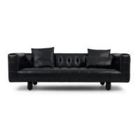 China Kubus Style Pull Down Leather Sofa Modern Apartment Furniture for sale