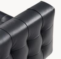 China Kubus Style Pull Down Leather Sofa Modern Apartment Furniture for sale