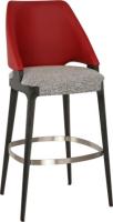 China Comfortable Bar Stools Modern Minimalist Design Premium Leather Metal Materials for sale
