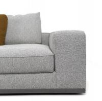China Modern Irregular Looped Velvet Fabric Sofa Luxury Hotel Furniture Modular L Shaped Design for sale
