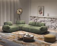China Antique Corduroy L-Shaped Fabric Sofa For Apartment Furniture Modern Living Room for sale