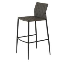 China Modern Minimalist Luxury Woven Bar Stools Counter Height Home Island Stools for sale