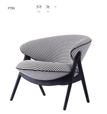 China Nordic Minimalist Houndstooth Leisure Chair for Living Room Lazy Chair for sale