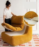 China Single Compressed Lazy Sofa for Living Rooms and Balconies Comfort Seating for sale