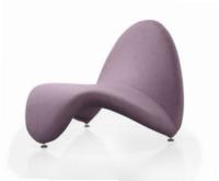 China Modern Arc Chair Curved Lazy Chair Stain Resistant Easy Clean Furniture for sale