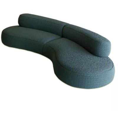 China Modern S-Shaped Curved Compression Sofa Apartment Furniture Compressed Design for sale