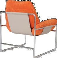 China Retro Corduroy Metal Frame Accent Chair for Modern Home Decor for sale