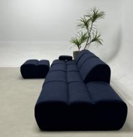 China Modern Minimalist Modular Compression Sofa Apartment Furniture Velvet Fabric for sale