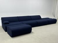 China Modern Minimalist Modular Compression Sofa Apartment Furniture Velvet Fabric for sale