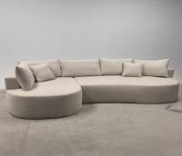 China Curved Apartment Sofa Modern Minimalist Compression Furniture Design for sale