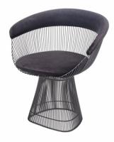 China Warren Platner Style Wire Mesh Dining Chair Armchair Modern Design for sale