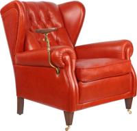 China Vintage Chesterfield Wingback Armchair Cigar Lounge Chair Lazy Chair for sale