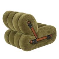 China Vintage Wrinkled Single Lounge Chair Designer Modular Lazy Sofa Furniture for sale