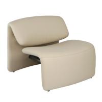 China Italian Minimalist Curved Lounge Chair Designer Single Lazy Sofa with Ottoman for sale