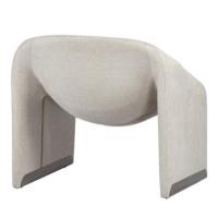 China Designer Sculptural Single Sofa Modern Minimalist Lounge Chair for Living Room for sale