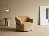 China Modern Minimalist Velvet Single Sofa Chair for Living Room Comfort for sale