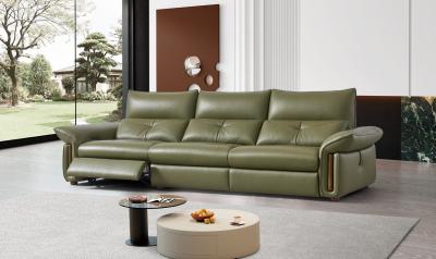 China Nordic Style Reclining 3-Seater Functional Sofa For Apartment Living Room for sale