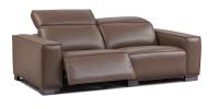 China Modern Mocha Brown Adjustable Head Electric Living Room Sofa for sale