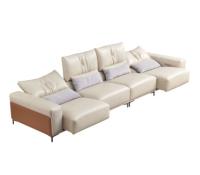 China Cream White Splicing Combination Function Sofa for Villa Living Room for sale