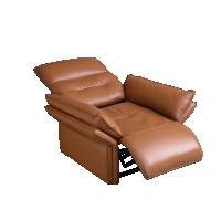 China Top-Grain Leather Power Recliner Chair Ergonomic Lounge Sofa Modern Functional Chair for sale