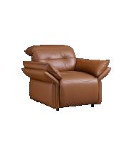 China Top-Grain Leather Power Recliner Chair Ergonomic Lounge Sofa Modern Functional Chair for sale