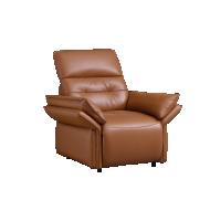 China Top-Grain Leather Power Recliner Chair Ergonomic Lounge Sofa Modern Functional Chair for sale